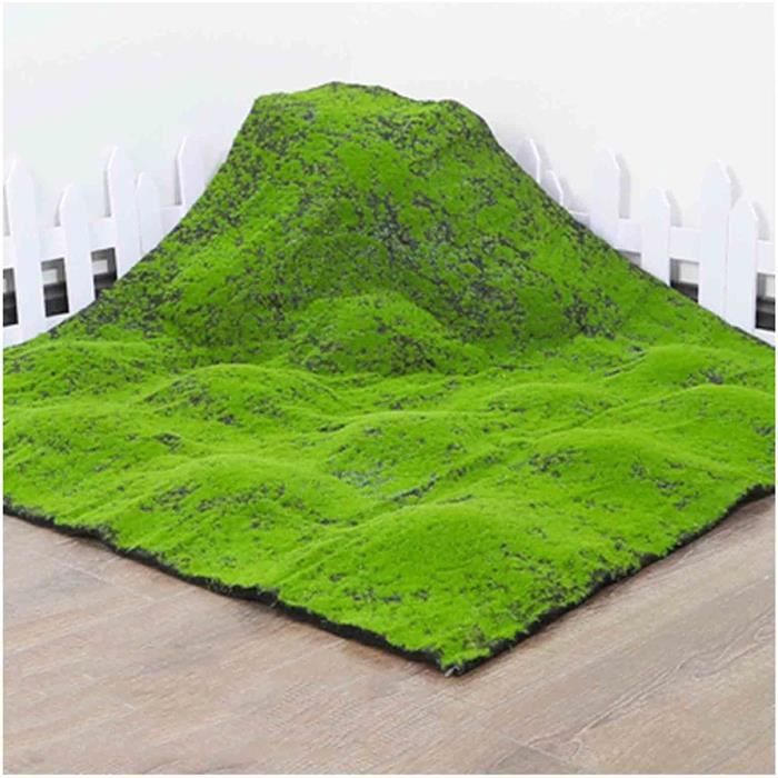 1x1m Rouleau de Gazon Artificiel mousse Artificielle Jardin en Gazon ...