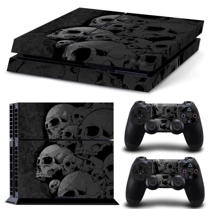 Stickers, skin Skull, tête de mort G-SKIN pour playstation 4 + manettes ...
