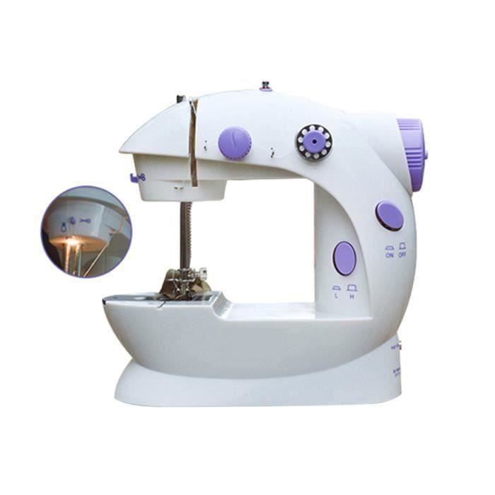 AA MACHINE A COUDRE Mini Size Portable Sewing Machine With Light and ...