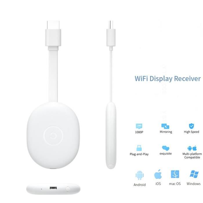 Récepteur-décodeur,Dongle récepteur Wifi pour écran miroir 1080P ...