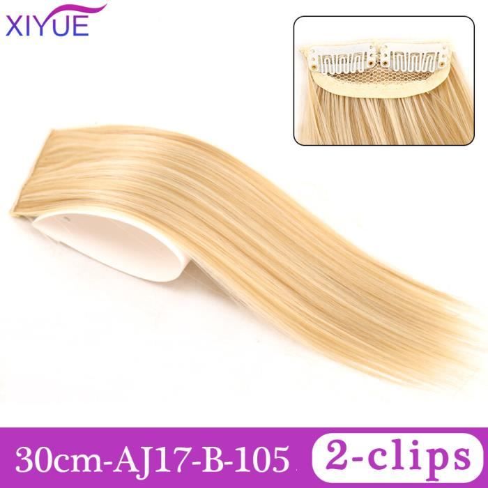 Accessoires coiffure,Extensions de cheveux synthétiques à clips ...