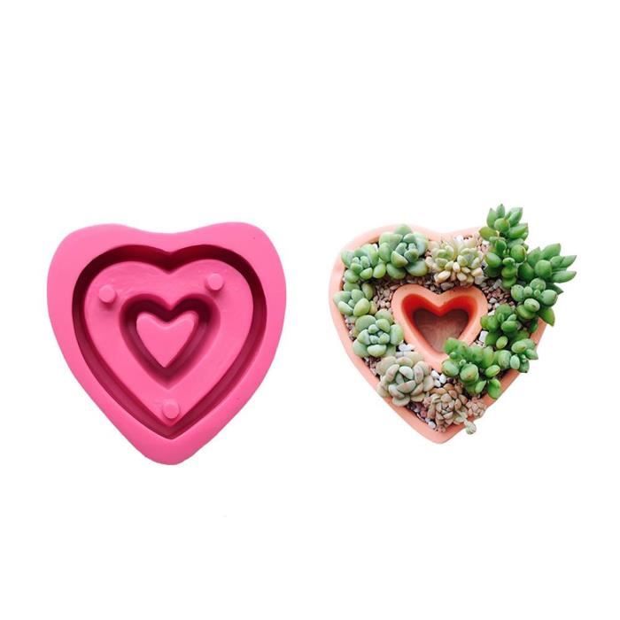 Moule,Moule en Silicone 9 Styles, moule pour Pot de fleurs Succulent ...