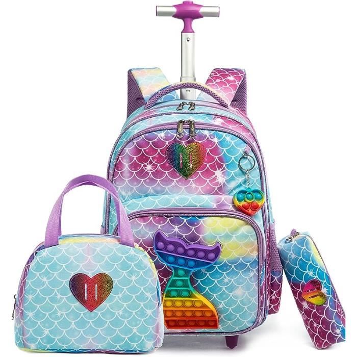 Pop Fidget Bag Toy Sac a Roulette Fille16inch Cartable Fille Primaire ...