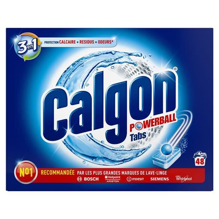 LOT DE 3 - CALGON : Powerball tabs - Pastilles 3en1 anticalcaire ...