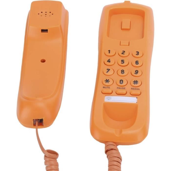 Téléphones Fixes,Téléphone Portable Mince Kx-T628 Téléphone De Bureau ...