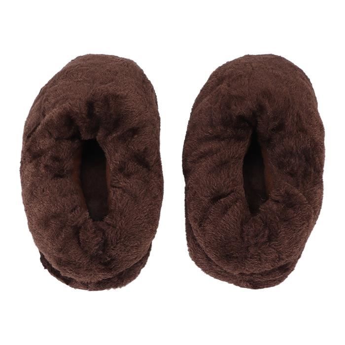 Chauffage électrique Pantoufles Température Réglable Hiver Doux En ...