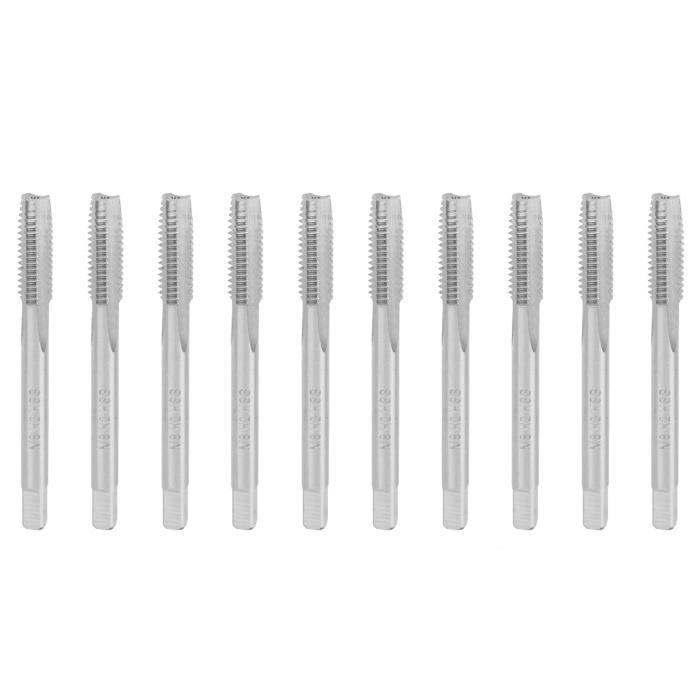 EJ.life Taraud à filetage en acier rapide 10 pièces taraud à vis en ...