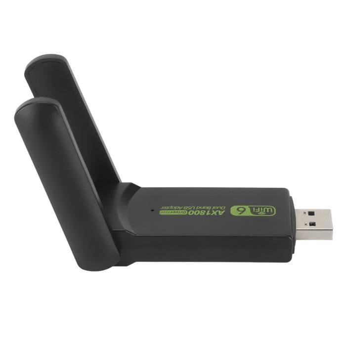 Dongle WiFi - HURRISE - Adaptateur USB 3.0 - Double bande 1201 Mbps ...