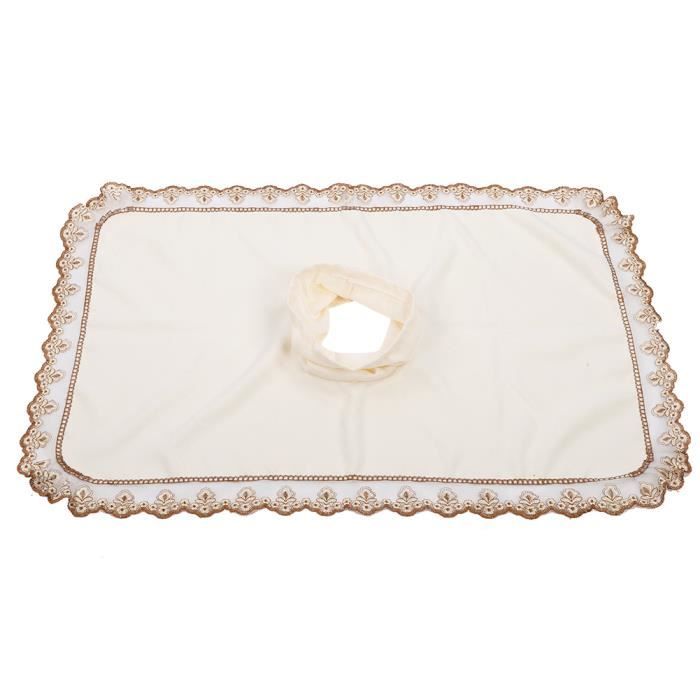 Keenso drap de table de massage Spa Massage Table Head Cover Sheet ...
