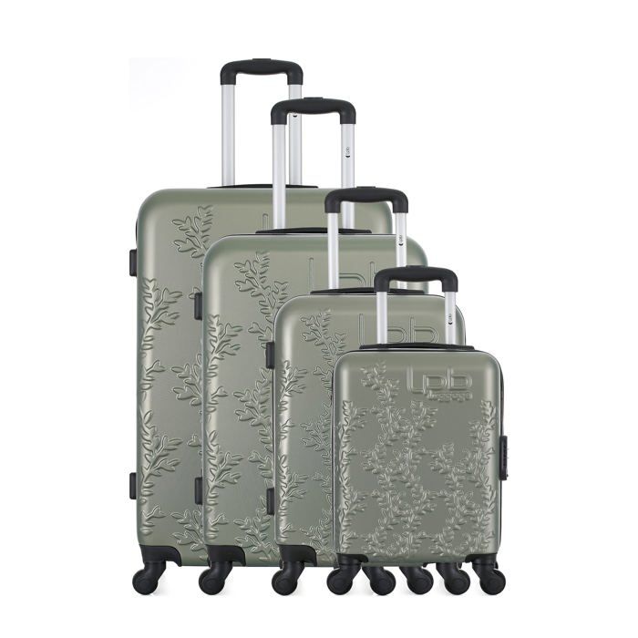 Set de 4 Valises NAIS-M 75 cm 4 Roues - VERT - LPB LUGGAGE