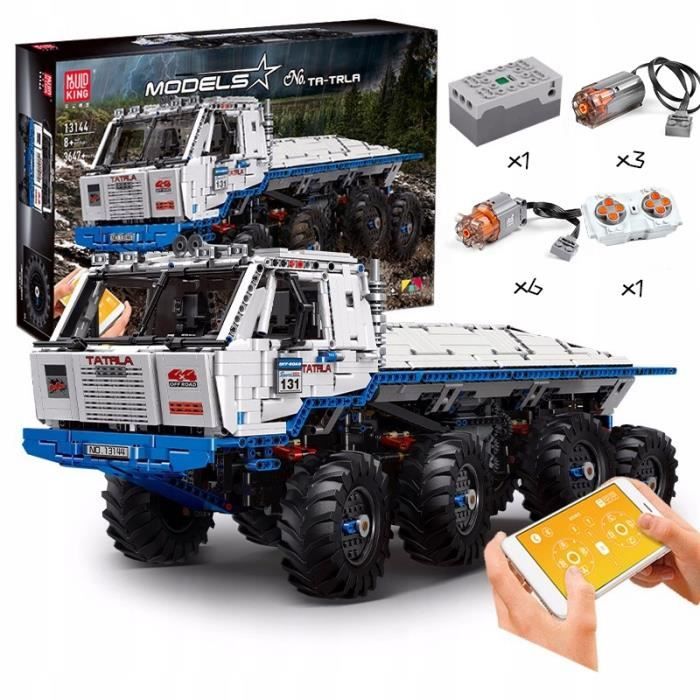 Mould King 13144 Technik télécommande camion t813 profa 8 x 8, grand ...