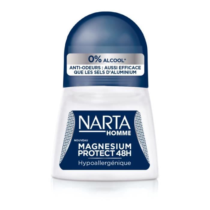 Lot de 3 NARTA - Homme Déodorant Bille Dermo Efficacite 50 ml ...