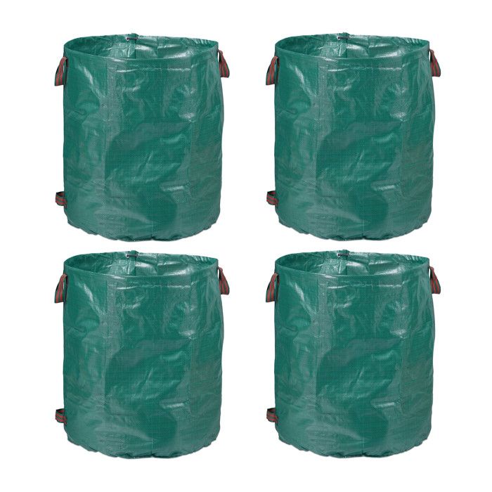 Lot de 4 sacs à déchets pour jardin - 10039404-0 - Cdiscount Jardin