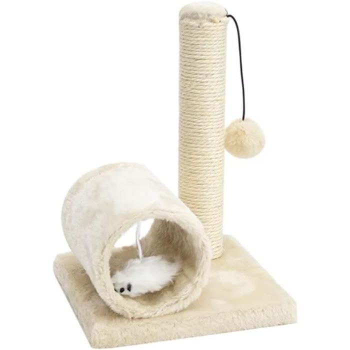 Griffoir Pour Chats, Jeu Avec Plume Et Balle, 30 Cm, Grattoir ...