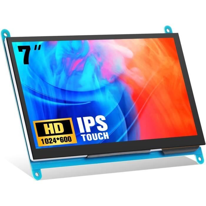 7'' Écran Raspberry Pi Tactile Touchscreen Monitor Ips 1024X600 ...