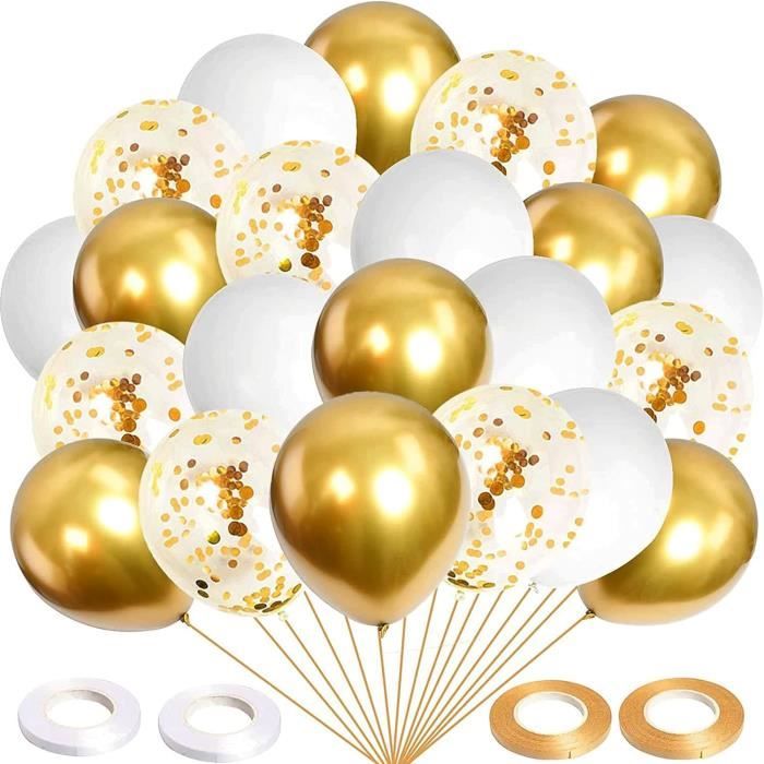 Ballons D'Or, Ballon Anniversaire, 60 Ballons Comprend Des Ballons En ...