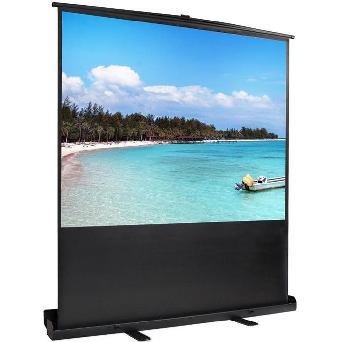 Ecran de Projection Portable, Ecran de Projection sur Pied, 163 x 123 ...