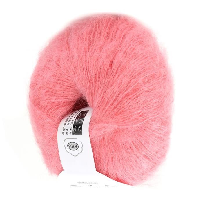 TMISHION Mohair chaud d'Angola Tricot de Fil Long en Laine Mohair Doux ...