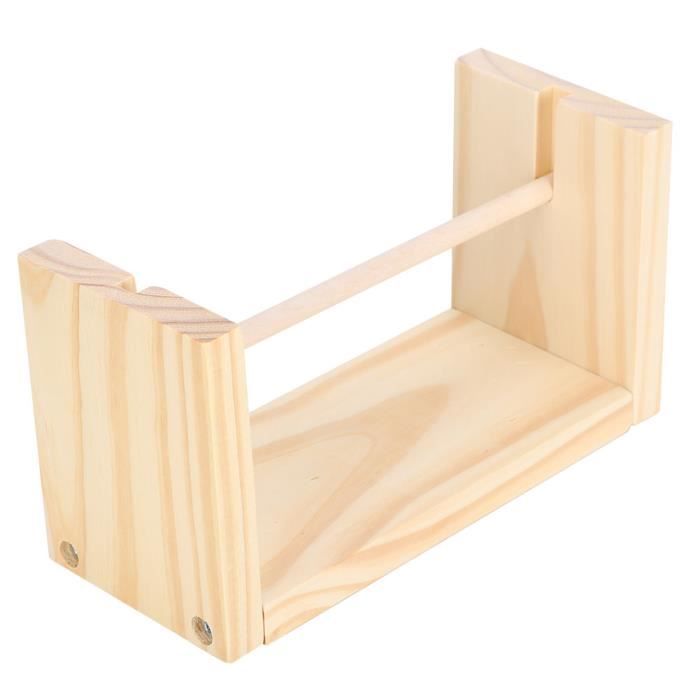 Bobine en bois durable fabriquée à la main, support de ficelle facile à ...