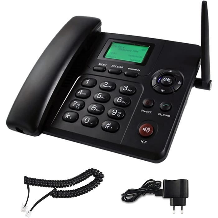 Téléphone Fixe Gsm Quadribande Téléphone De Bureau Gsm Téléphone Fixe ...