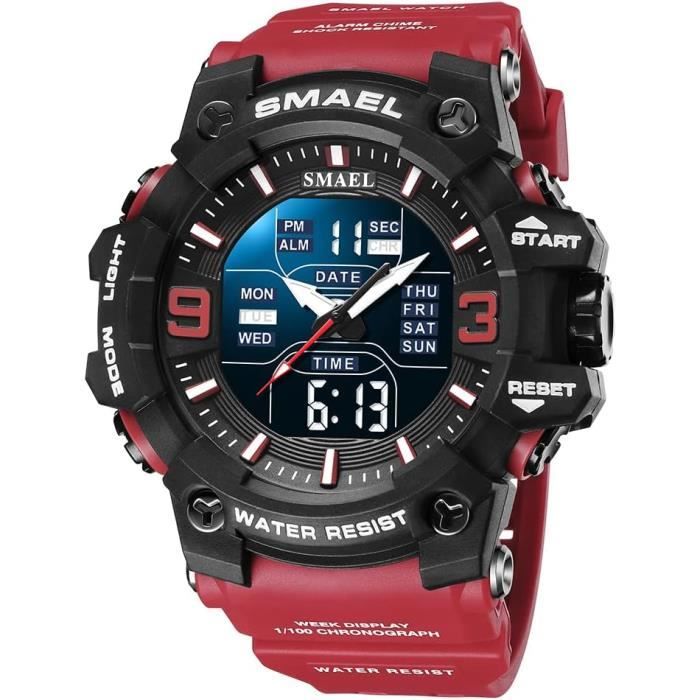 8049 Montre Militaire Étanche Pour Homme Avec Affichage De La Date Et ...