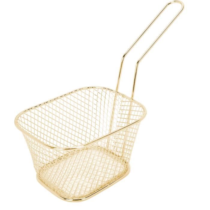 Panier à frire 4 pièces en acier inoxydable filet à frire panier ...