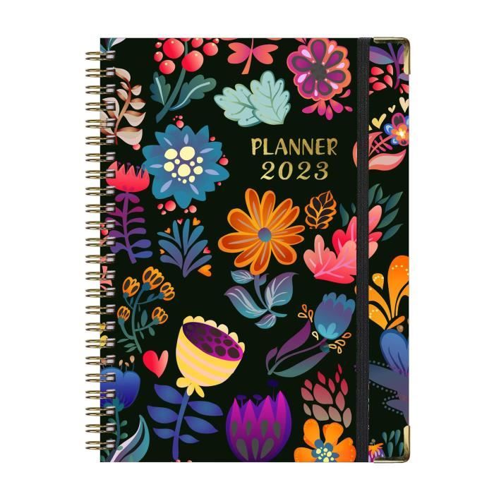 Agenda Journalier 2023 - WIRLSWEAL - Reliure à Spirale - Papier épais ...