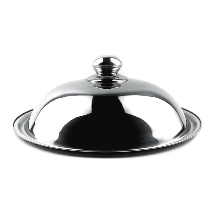 Couvercle de Casserole en Acier Inoxydable Rond Transparent pour ...