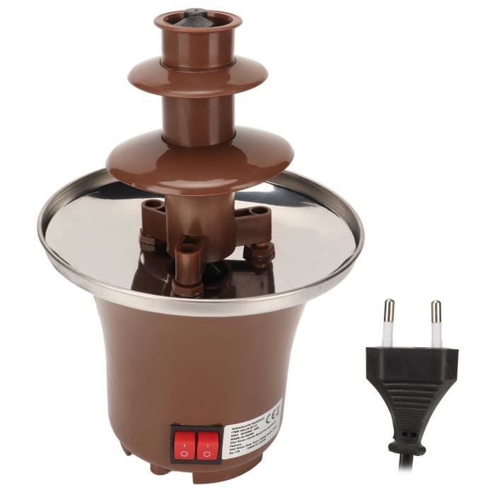 CHE machine à fontaine à chocolat Fontaine à chocolat 45℃ chauffant 45W ...
