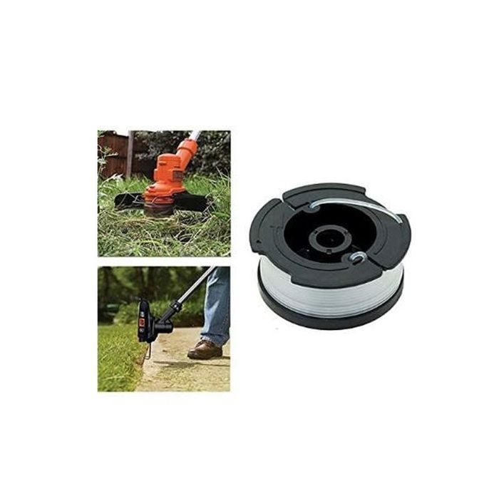 PIECE DETACHEE OUTIL DE JARDIN Lot de 6 bobines de fil A6481 A6485 pour coupe-bordures Black ...