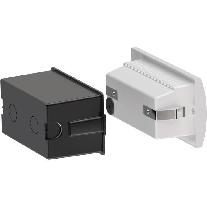 LED encastré mural ZIBAL, downlight pour l'extérieur, IP65 mat, 140 x ...