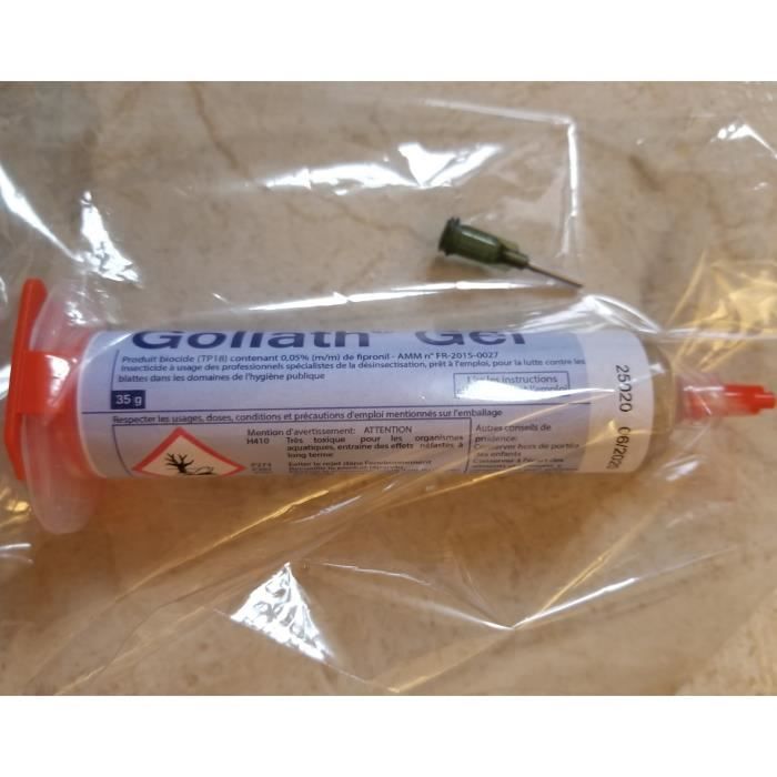 Insecticide Gel Poison GOLIATH Professionnel Anti Cafards Blattes ...