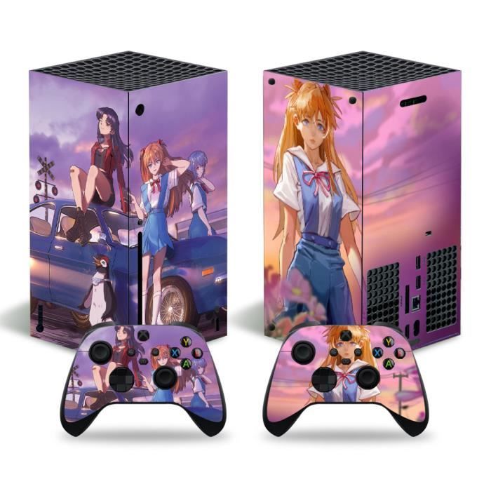 Série TNX-7274 - For Xbox Series X Anime EVA Girls PVC Skin Vinyl ...