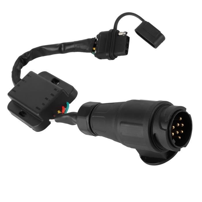 SALALIS Adaptateur de câblage de remorque Connecteur de remorque ...