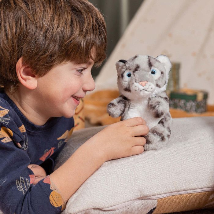 Peluche Panthere Des Neiges