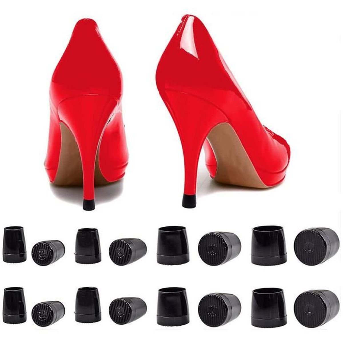 Protecteurs De Talons Hauts, Butées De Talon En Caoutchouc Embouts De ...
