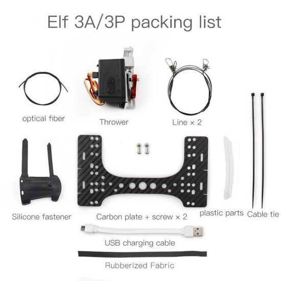 Pour Phan 3A 3P 3SE-Système de lanceur à chute'air pour DJI Phantom 2 3 ...