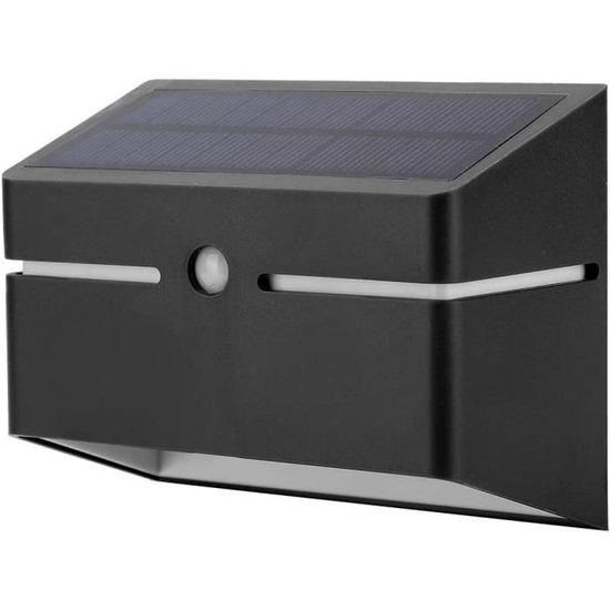 Lampes solaires de clôture, Applique Murale à capteur Humain LED ...