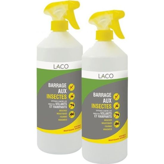 Barrage aux insectes 1L - Lot de 2 - Insecticide - Cdiscount Au quotidien