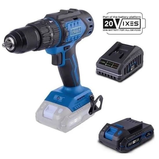 Pack Perceuse visseuse percussion sans fil BC-CD60-X - brushless 60 Nm mandrin 13mm - SCHEPPACH ...