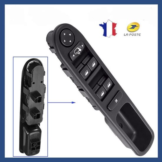 Bouton Leve Vitre Electrique Avant Gauche Conducteur PEUGEOT = 307 ...