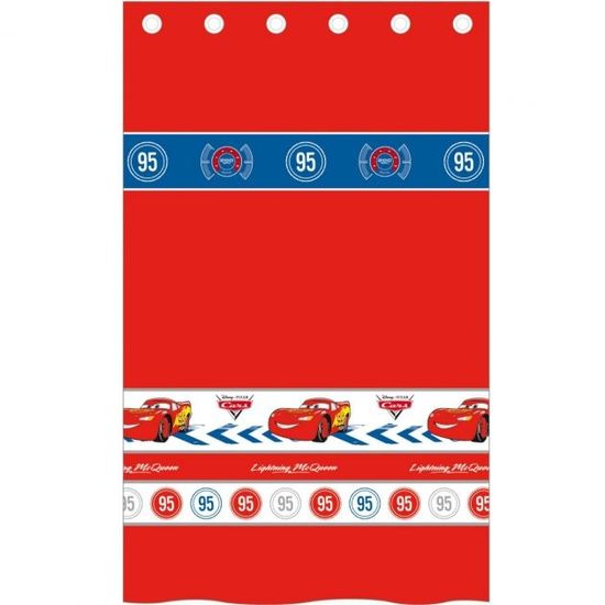 Disney cars - Rideau Blazing Speed 140 x 260 cm - Cdiscount Maison