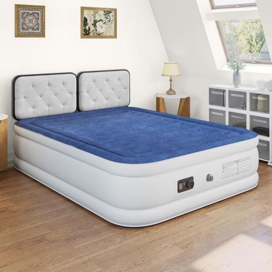 DWVO Matelas Gonflable, Lit Gonflable Electrique avec Gonfleur Intégré ...