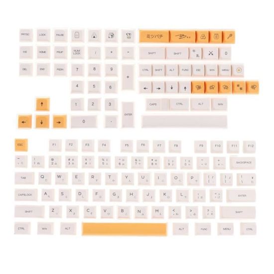 Kit de 140 touches PBT Keycaps Xda Profile Assemblages de remplacement ...