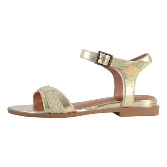 Sandale Cuir Emilie Karston Soraya - Argent Argent - Cdiscount Chaussures