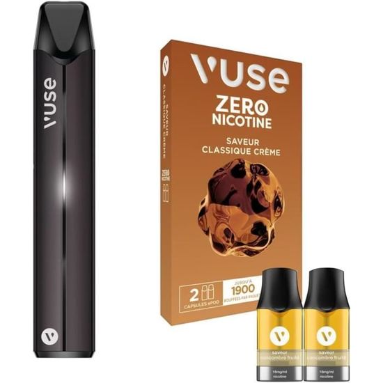 VUSE Cigarette Électronique Kit Complet - 1 ePod + 2 Capsules e-Liquide ...