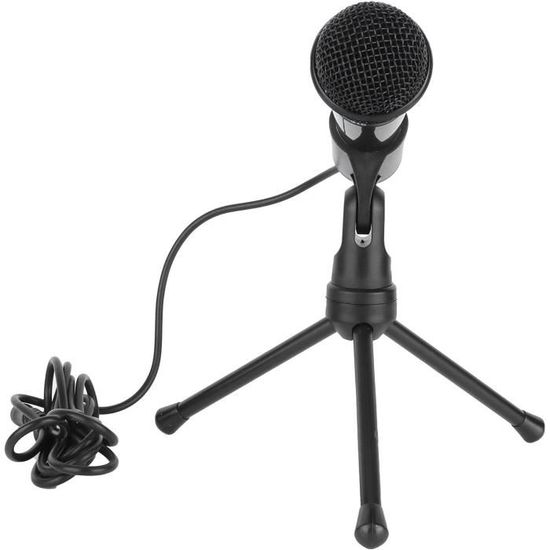 Mini Microphone Omnidirectionnel Rétro Pour Ordinateur De Bureau Pour ...