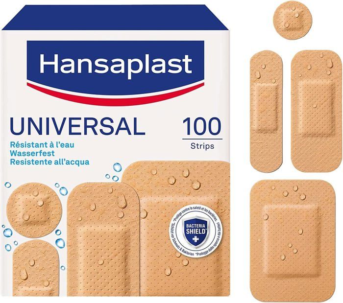 UNIVERSAL 100 pansements, Pansements résistant à l’eau et à la ...
