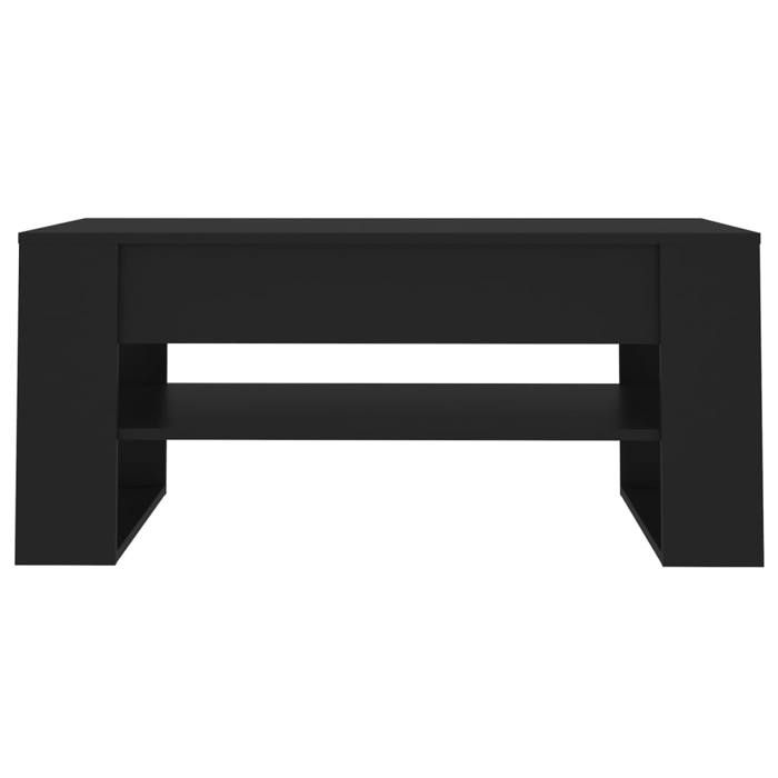 Table basse - BDM - noir 102x55x45cm bois d'ingénierie SQZR945602 Home ...