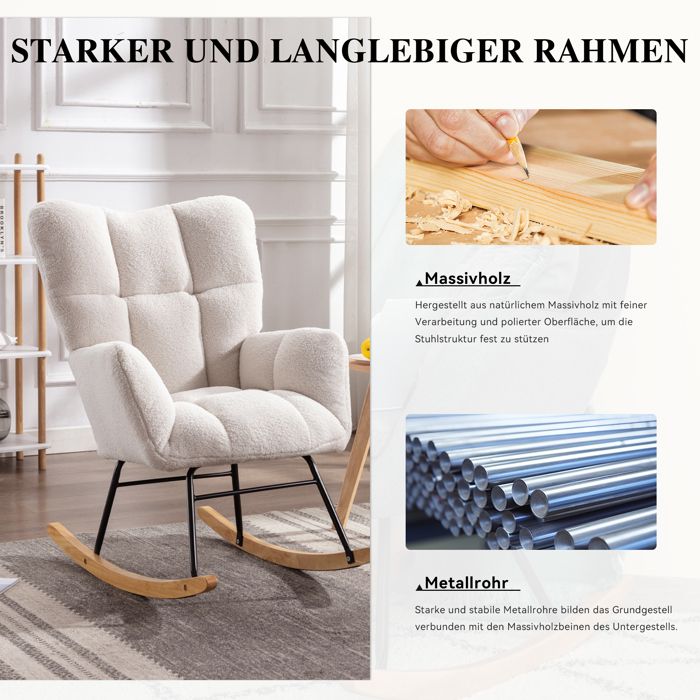 Eco - friendly Material durable Mid - Century moderne tedib Rocking ...